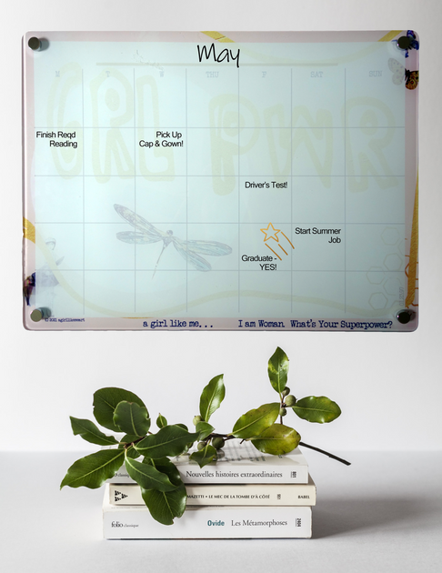 Glass Panel Calendars – Redefining She